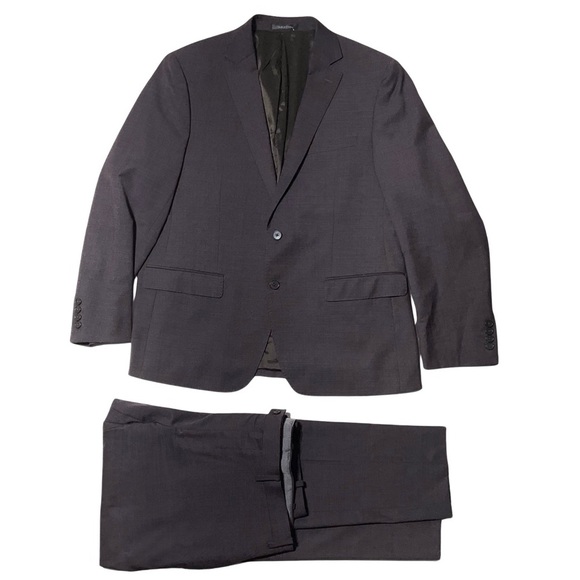 Calvin Klein | Suits & Blazers | Calvin Klein Burgundy Blazer Suit Slim ...